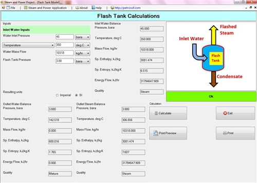 System System Modeler - steam and boiler system calculations