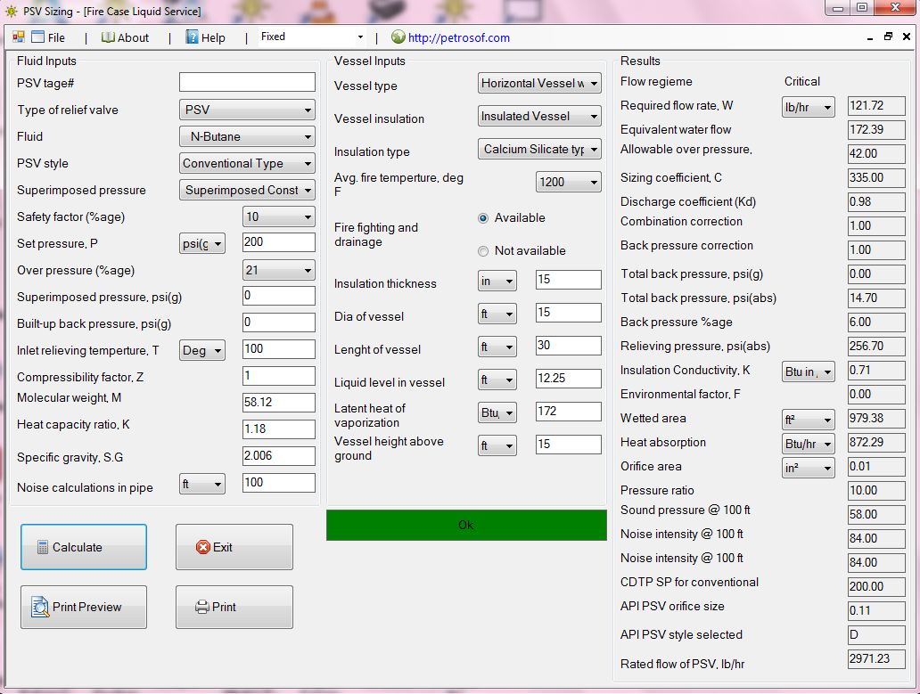 Pressure Safety Valve Solution Software